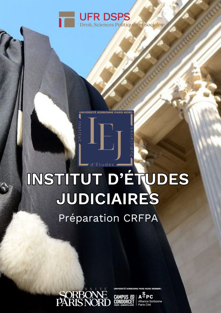 Institut d'études judiciaires (IEJ) | DSPS
